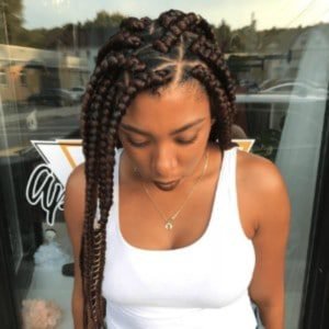 20 Triangle Box Braids: Taking Your Box Braids to the Next Level