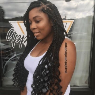 20 Triangle Box Braids: Taking Your Box Braids to the Next Level