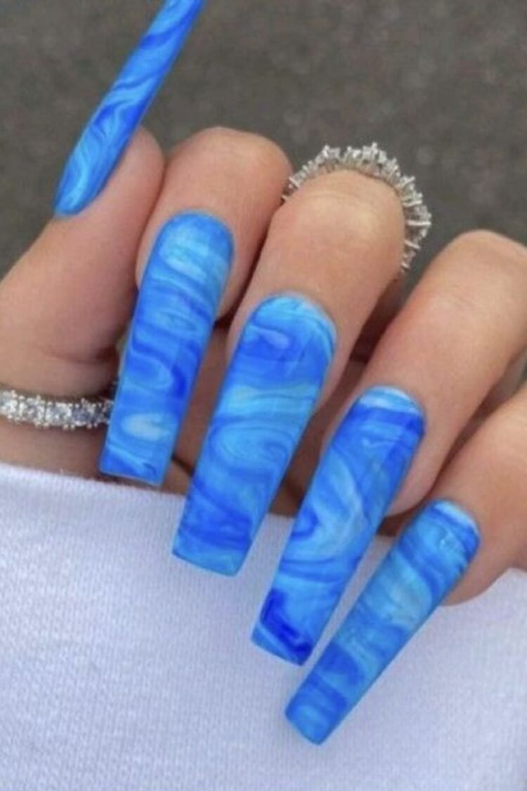 20 Marble Nail Designs You’ll Love To Try In 2024