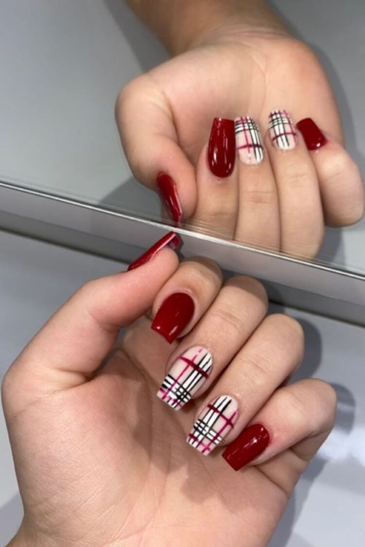 15 Coffin Red Nail Designs To Rock In 2024