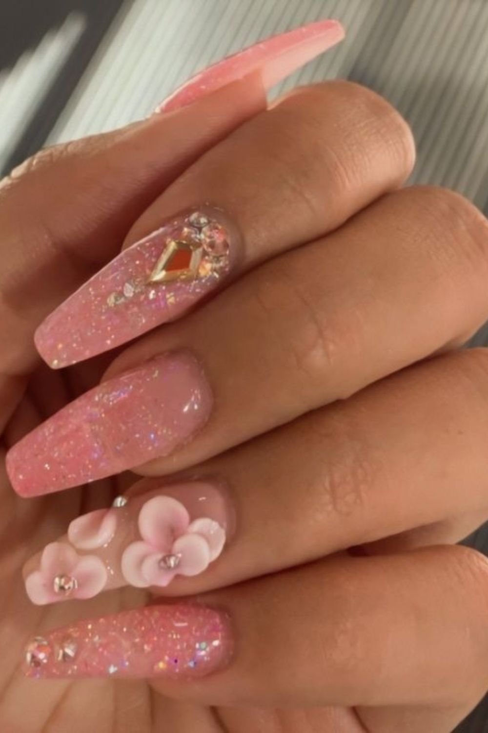 10 Amazing 3D Flower Nail Ideas You Must Try In 2024