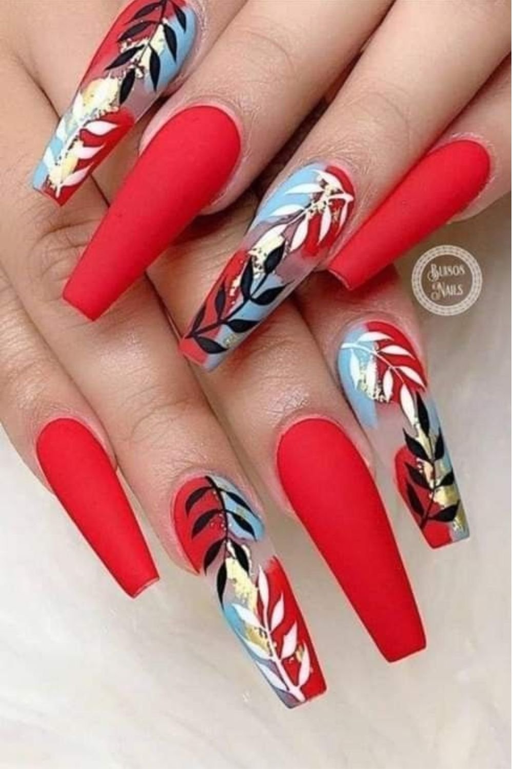 15 Coffin Red Nail Designs To Rock In 2024