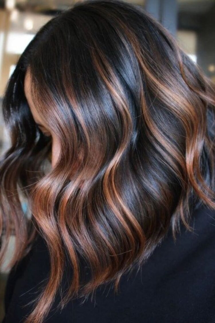 18 Cool Black Hair With Highlights To Try In 2024