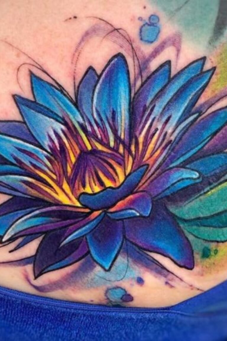 25 Lotus Flower Tattoos For Women To Get In 2024