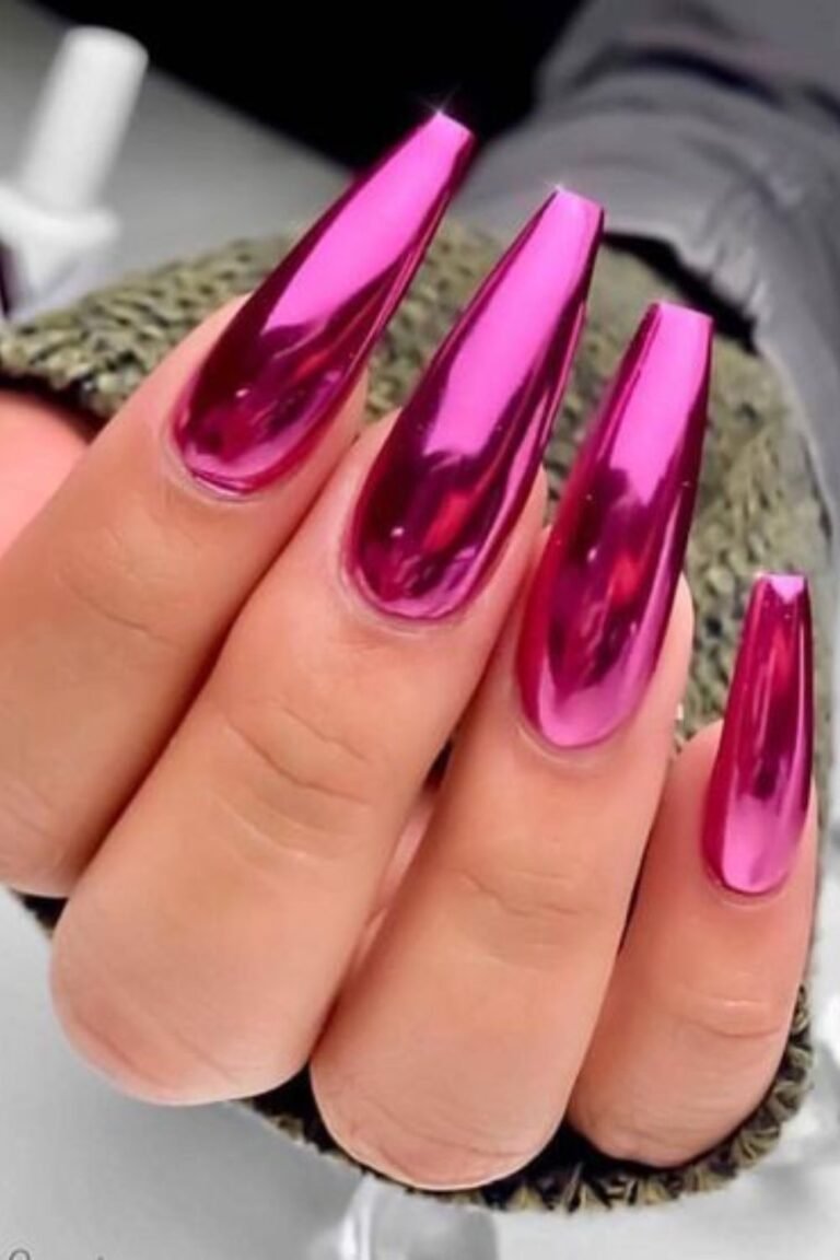 Top 21 Hot Pink Nail Ideas For An Adorable Barbie Look (2024)