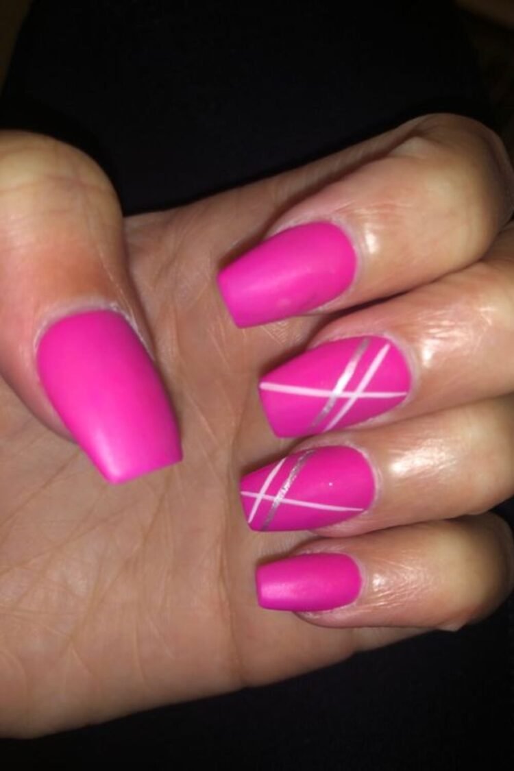 Top 21 Hot Pink Nail Ideas For An Adorable Barbie Look (2024)