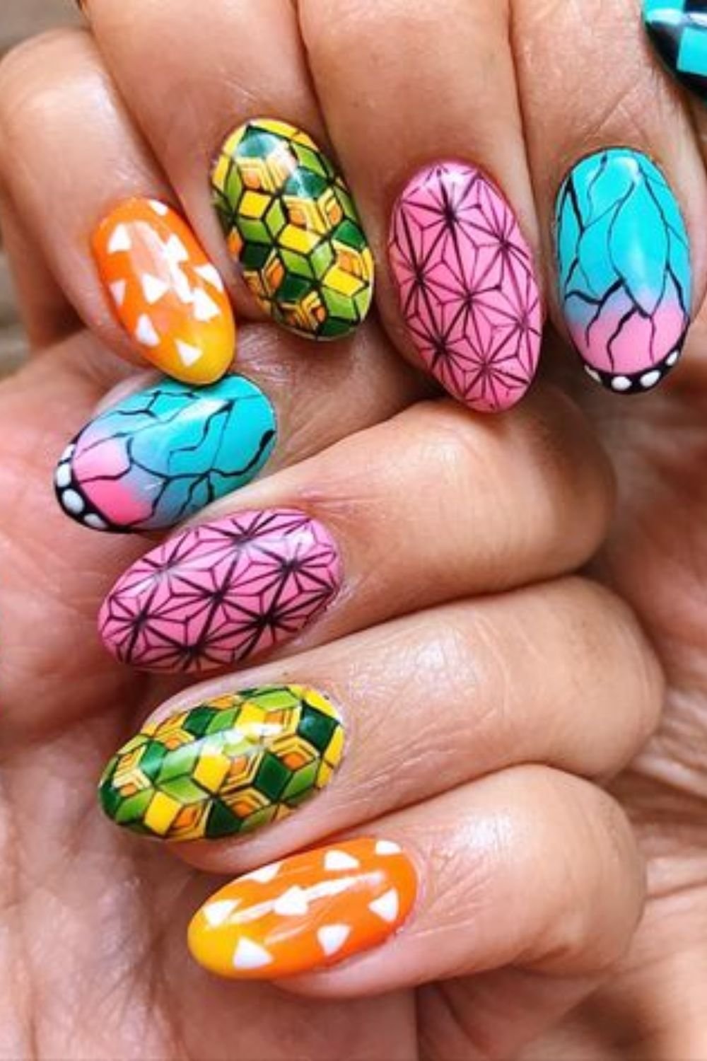 25 Stunning Demon Slayer Nail Ideas You Need to Try