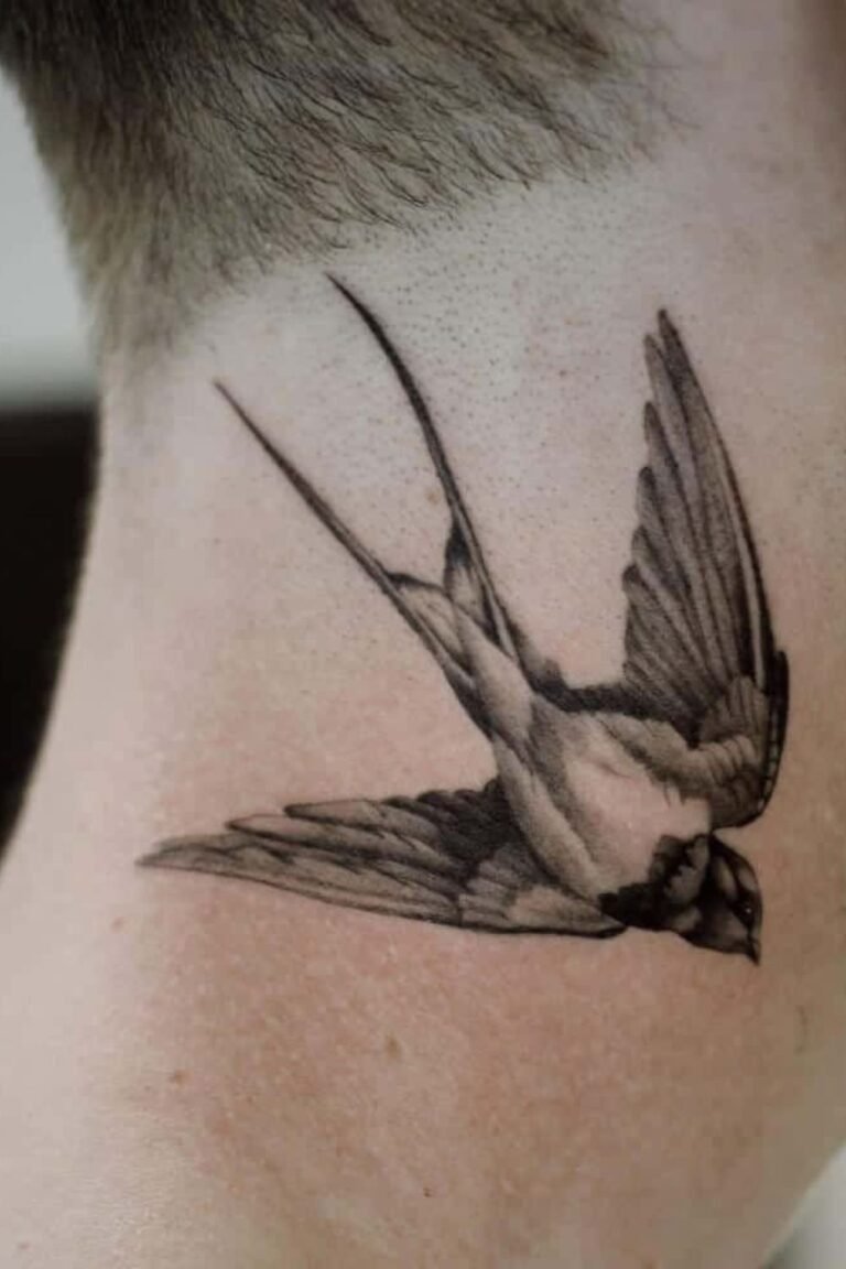 29 Bird Neck Tattoo Ideas: Freedom & Symbolism
