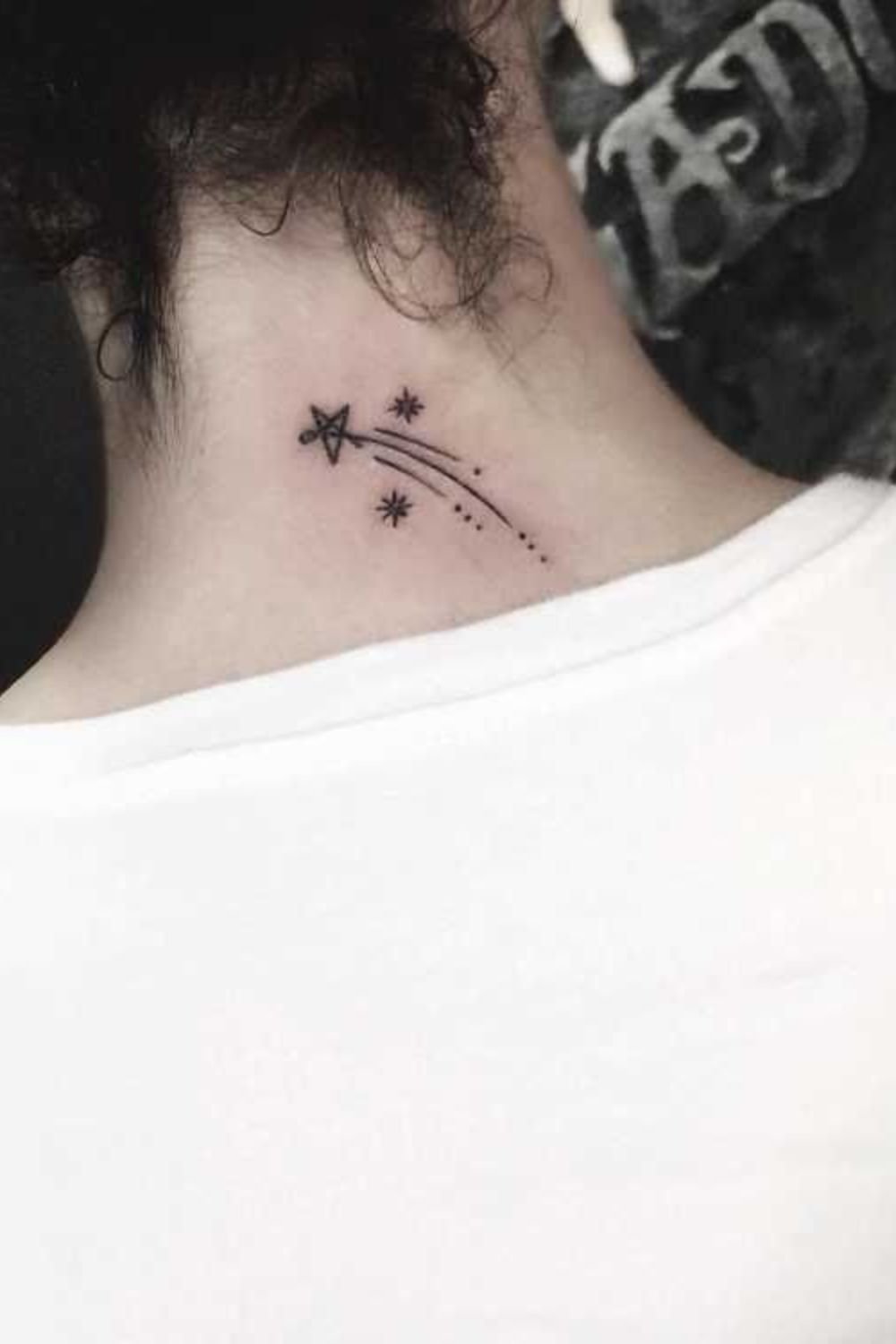 26 Celestial Star Neck Tattoo Ideas For Beauty