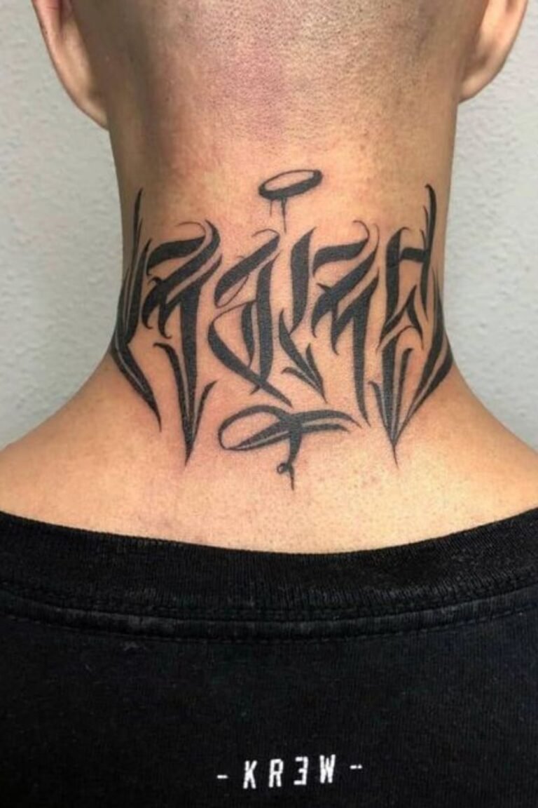 19 Exceptional Hood Gangsta Neck Tattoo Ideas to Try Now