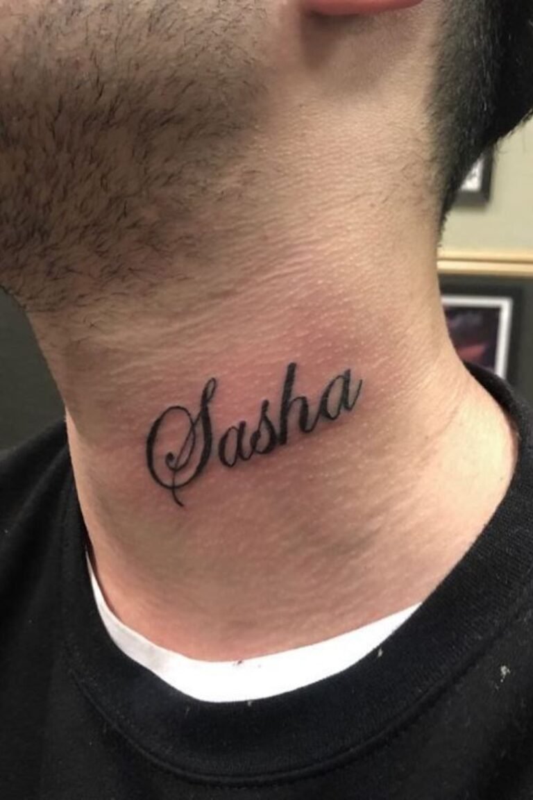 Top 16 Neck Tattoos With Names You’ll Want to Copy