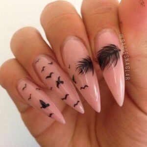 15 Fall Stiletto Nail Designs To Embrace Autumn With Style