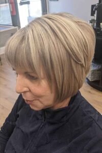 30 Best Wedge Haircuts For Women Over 60 To Try