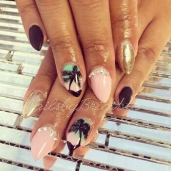 14 Trendy Palm Tree Nails Ideas For A Perfect Summer Vibe