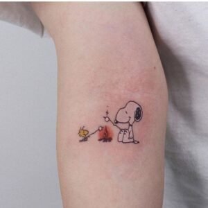 12 Symbolic Snoopy Thanksgiving Tattoo For Women