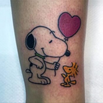 12 Symbolic Snoopy Thanksgiving Tattoo For Women