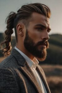 15 Epic Beard Styles with Ponytails for Men To Try In 2025