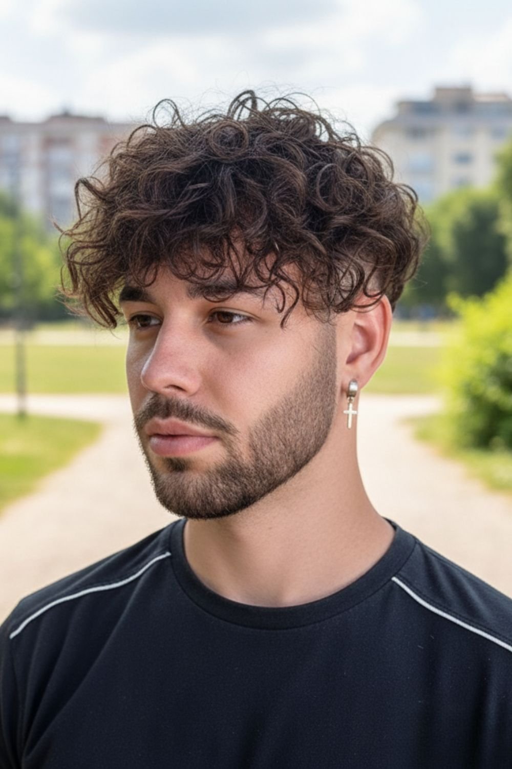 18 Curly Hair Fade Haircuts for Men for a Fresh New Look