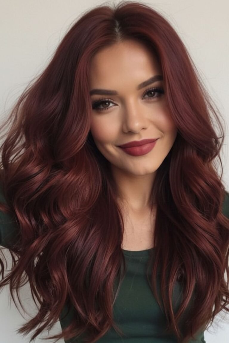 14 Gorgeous Dark Cherry Red Hair Color Styles to Try Now