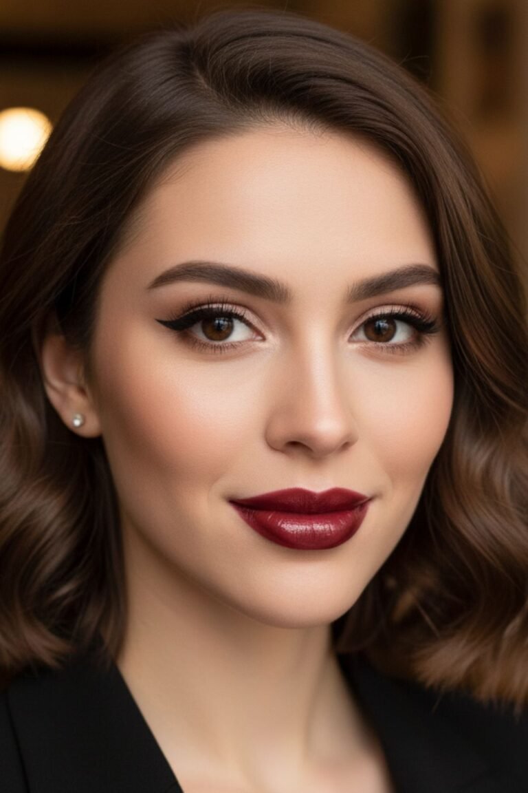 13 Chic Dark Cherry Red Makeup Ideas Every Woman Must Try