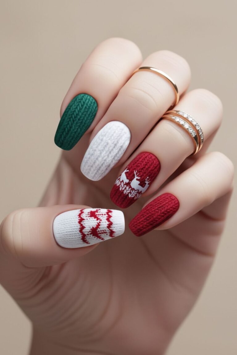 17 Candy Cane Nails for Christmas Sweet Festive Nail Ideas